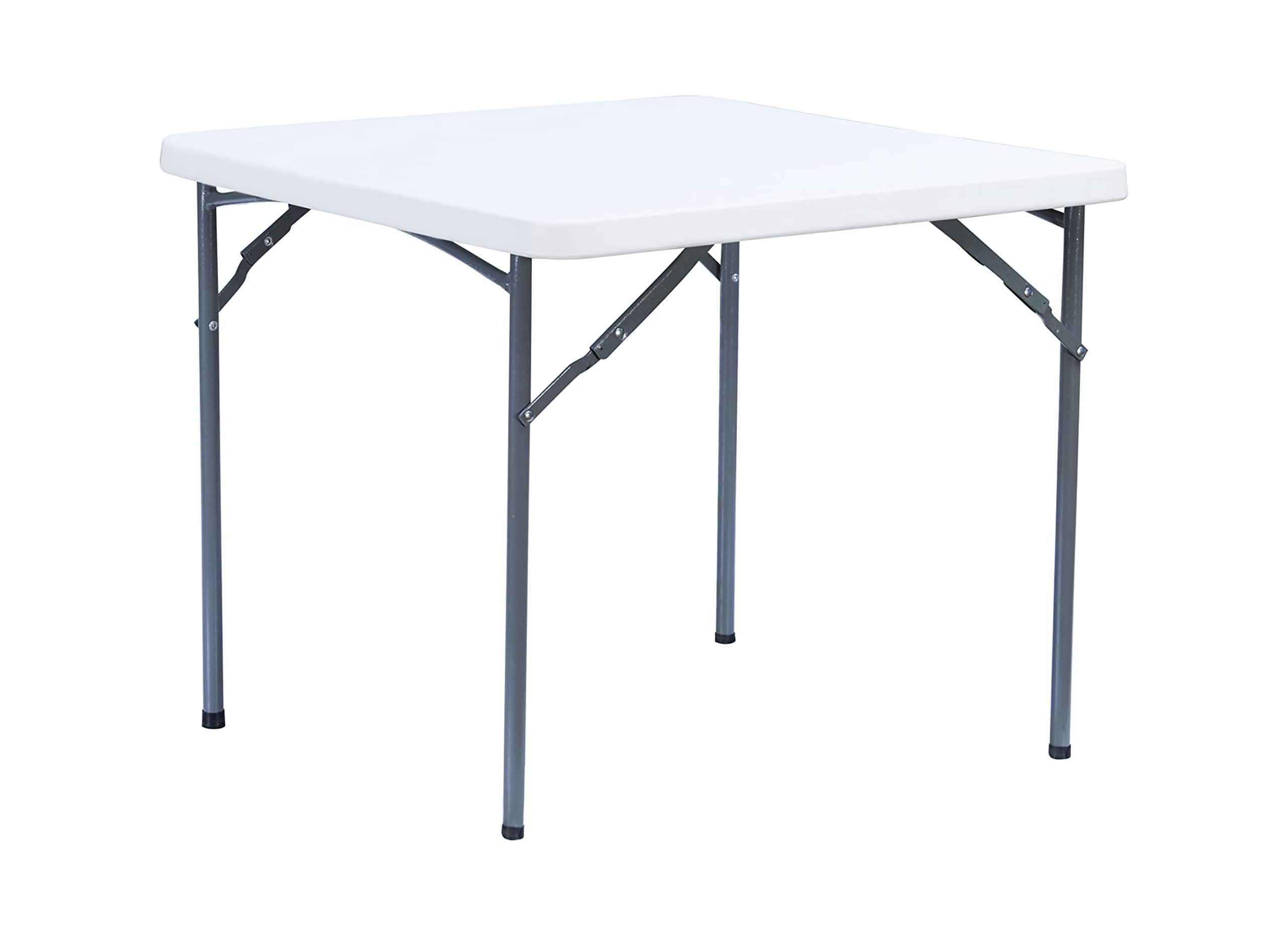 New Home Era Square Granite White Folding Table, 2.85 Sq Ft ...