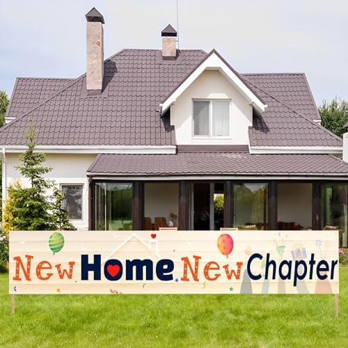 New Home New Chapter Yard Banner, Welcome Home Our, Home Sweet Home ...