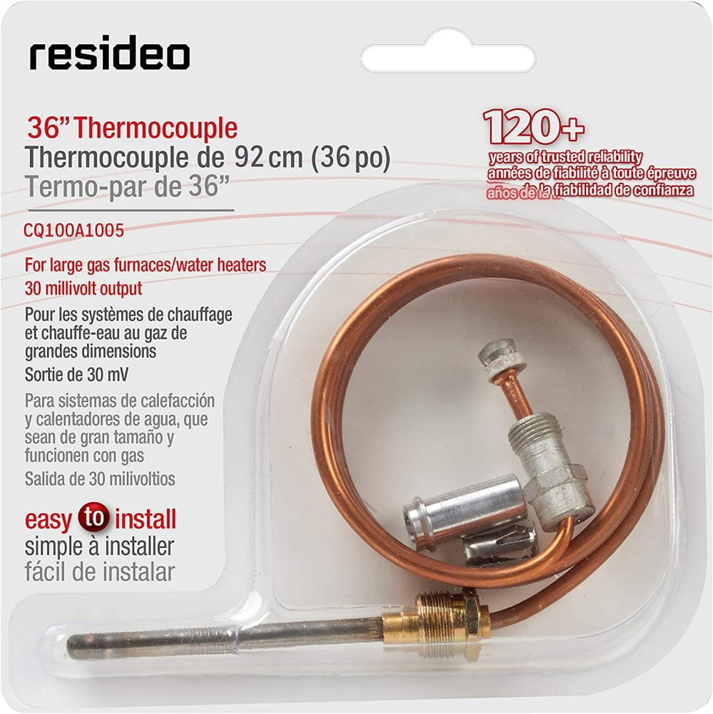 New Honeywell CQ100A-1005 Replacement Thermocouple for 30 Millivolt ...