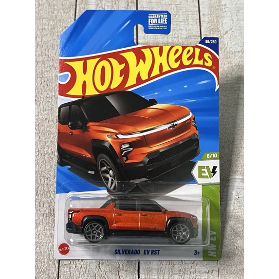New Hot Wheels 2025 Case N HW EV Silverado EV RST Orange 6/10 - Walmart.com