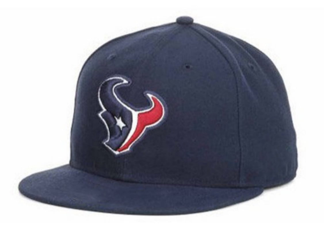 New Houston T_exans Basic Embroidery 59FIFTY Fitted Hat-5950 Hat Men's Baseball Cap - Walmart.com