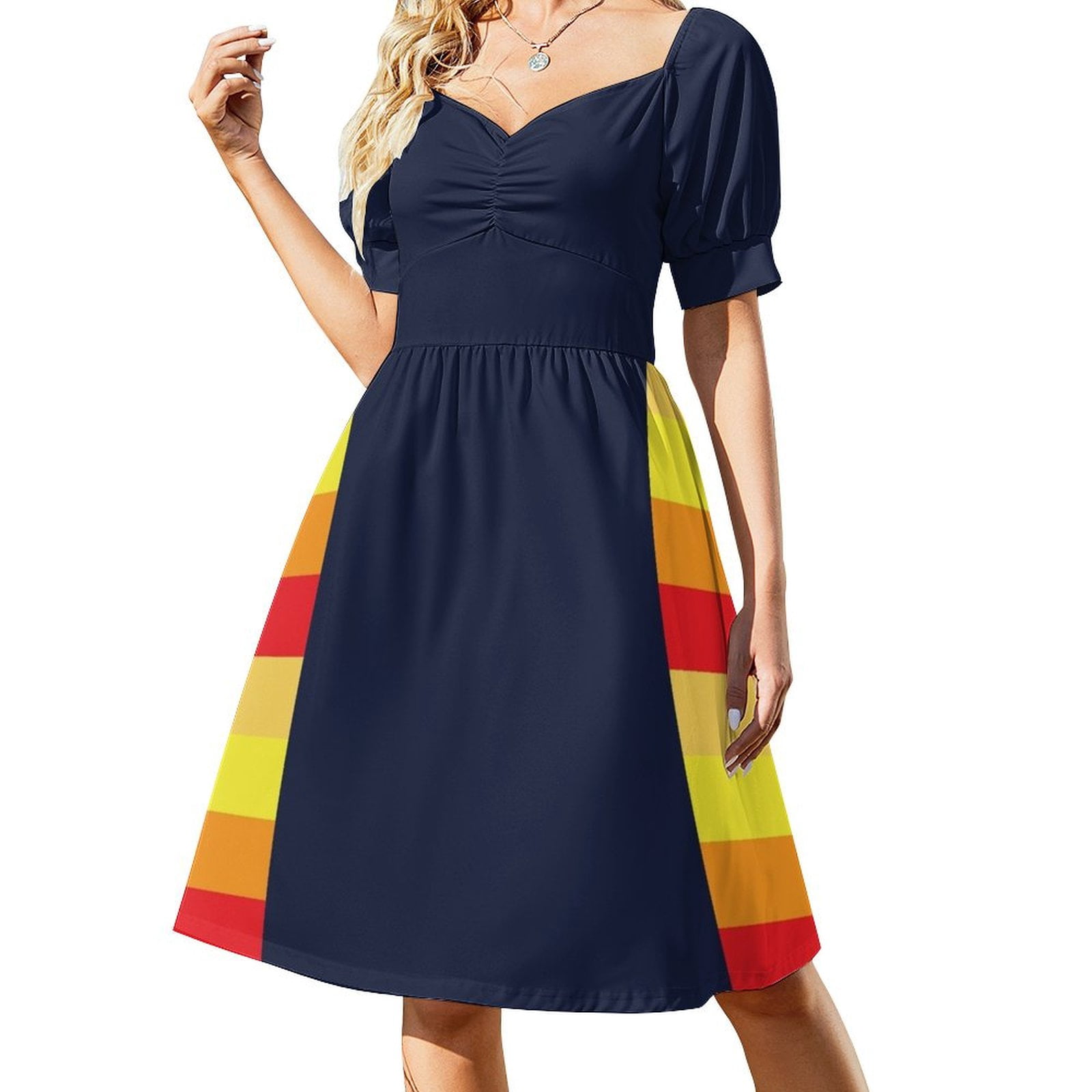 New Houston Throwback-Texas Champ Jersey Flag Dress Dress vintage ...