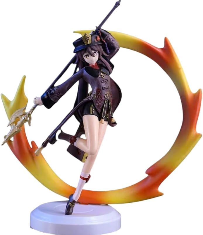 New Hu Tao Figure Fighting Flame Genshin Impact Hu Tao Figurine 24cm/9 ...