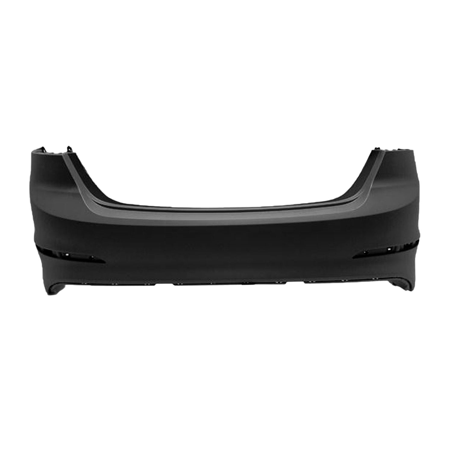 New Hyundai OEM Unpainted Rear Bumper Cover 86611F2000 fits 2017-2018 ...