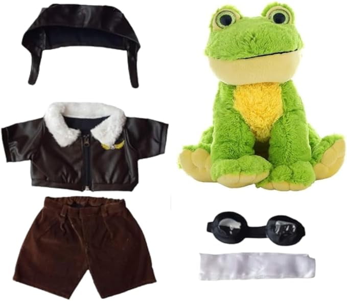 New I-Hop the Frog – 16-inch Plush Toy with Pilot Outfit, Helmet ...