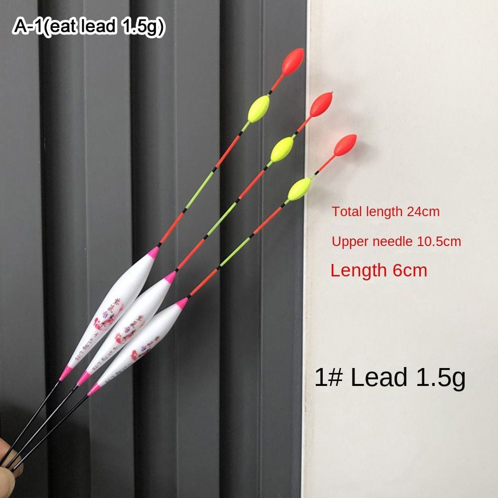 New Ice Fishing Paulownia Wood Vertical drift Carp Weight Tail Bobber ...