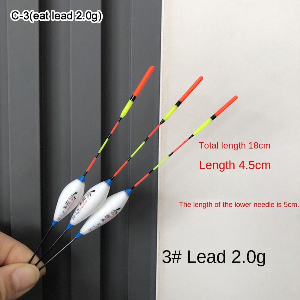 New Ice Fishing Paulownia Wood Vertical drift Carp Weight Tail Bobber ...