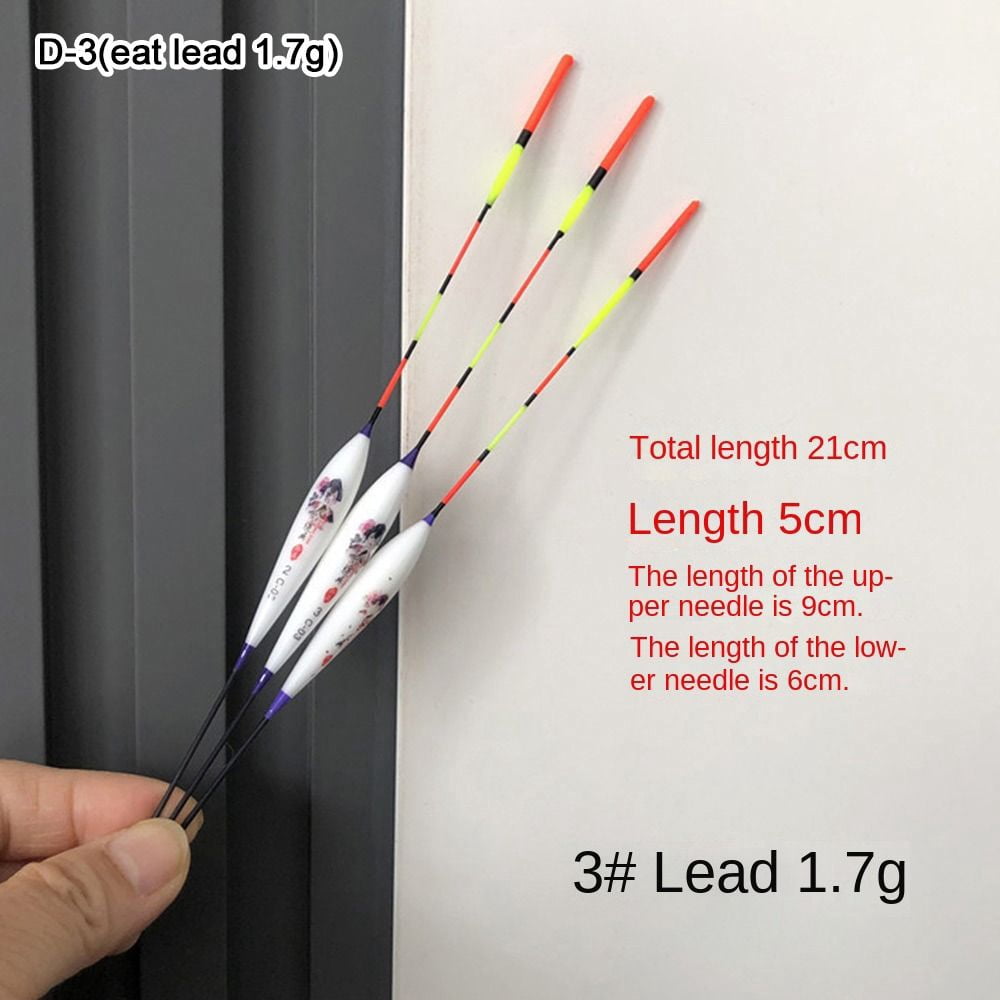 New Ice Fishing Paulownia Wood Vertical drift Carp Weight Tail Bobber ...