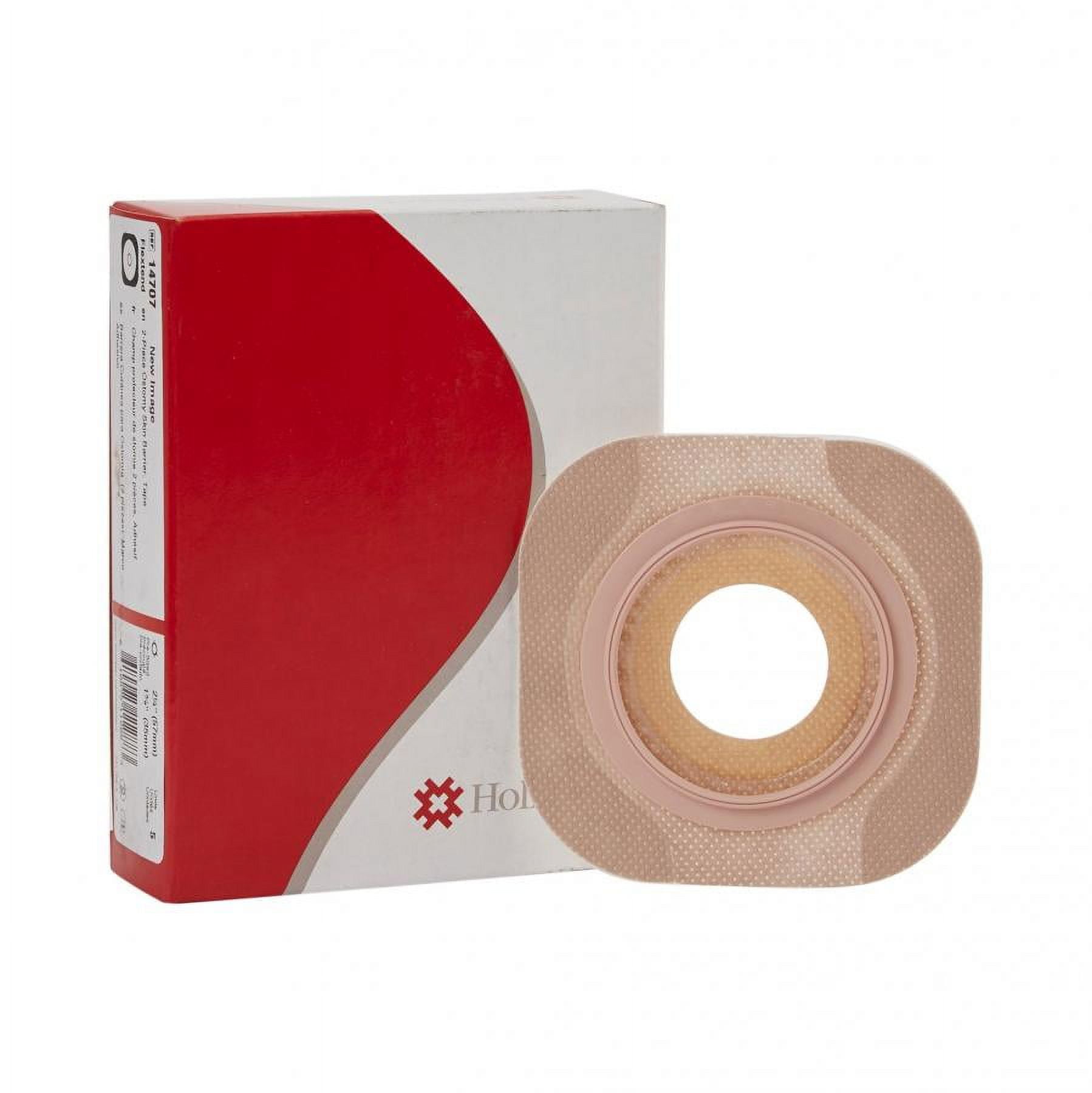 New Image Flextend Ostomy Barrier, Pre-Cut, Extended Wear, Adhesive ...