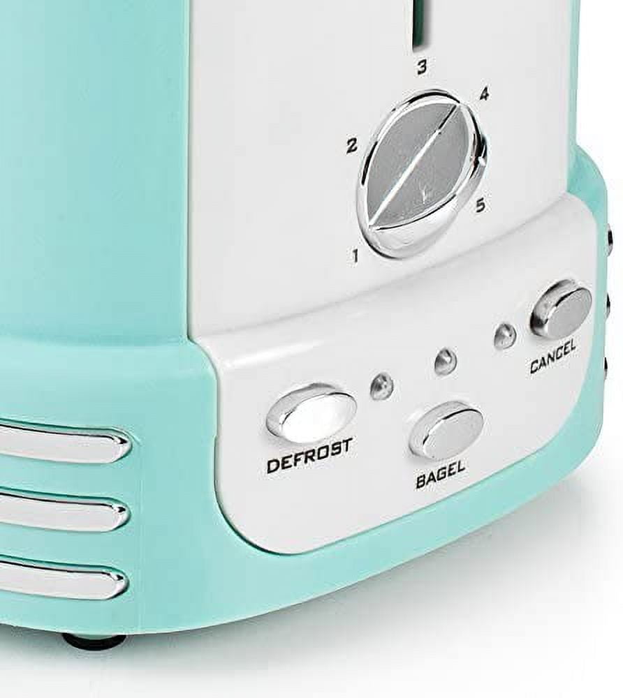New and Improved Retro Wide 2-Slice Toaster Perfect For Bread, English ...