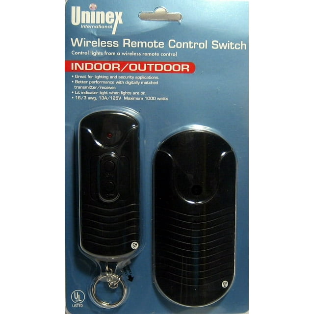 UNINEX Indoor Wireless Remote Control Electrical Plug Power Switch for ...