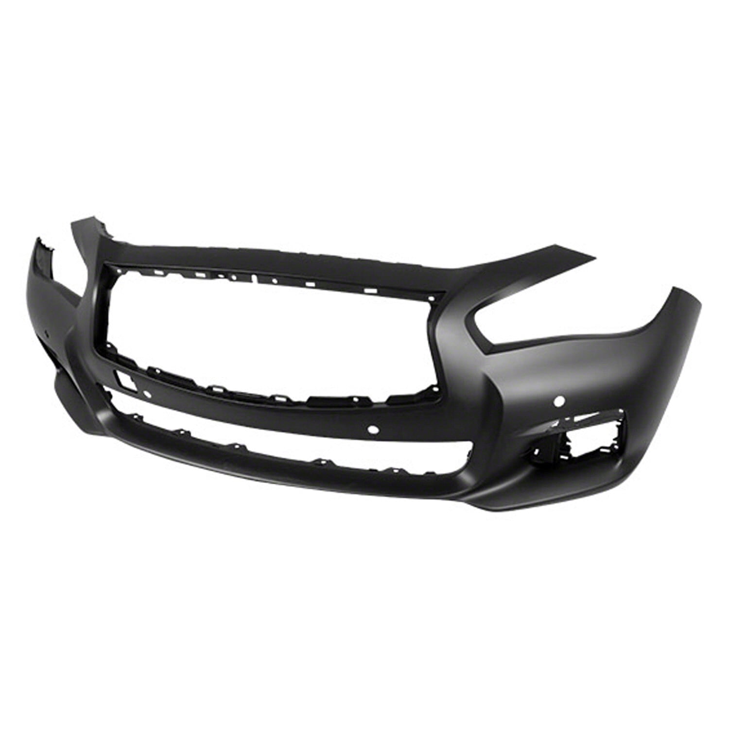 New Infiniti OE Unpainted Front Bumper Cover Replaces 620224HC0H Without Sport fits 2014-2017 ...