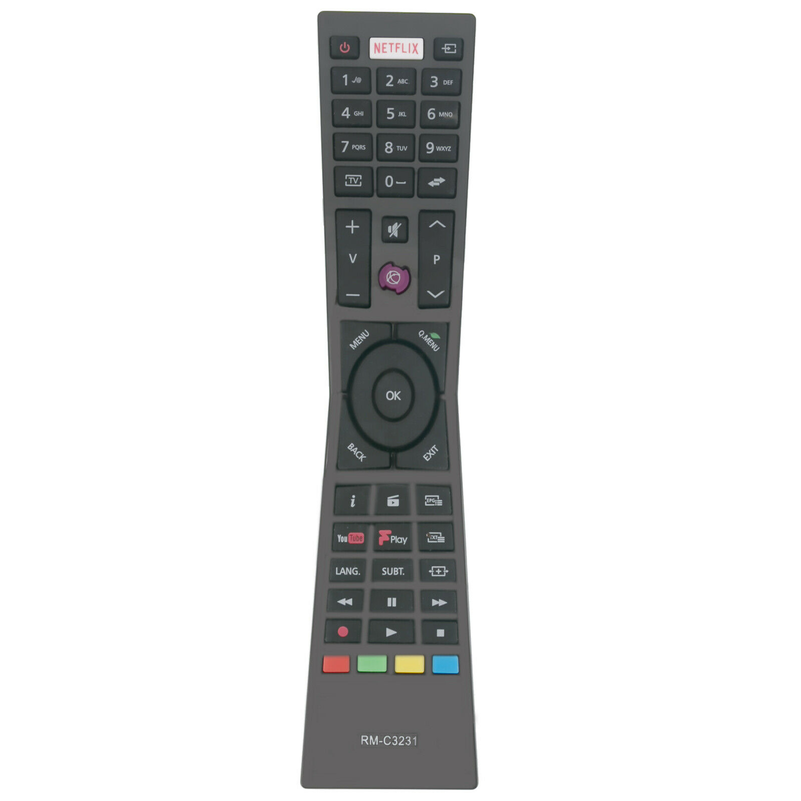 New Infrared Remote Control RM-C3231 for JVC TV LT-49C860 LT-43C870 LT-43C775 LT-24C660(C ...