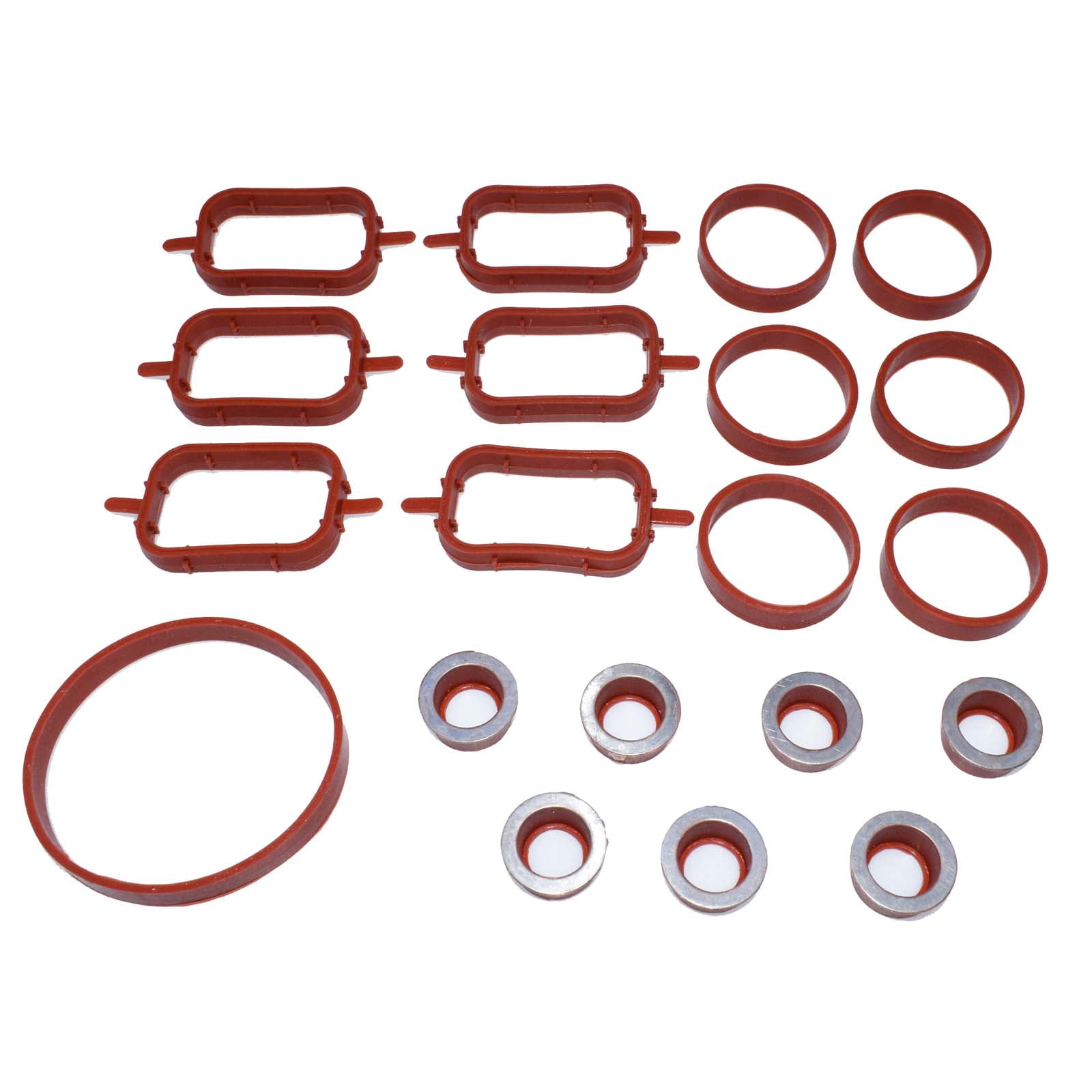 New Inlet multiplex Rubber Gasket Set For BMW E36 E60 E61 E90 E91 X5 ...