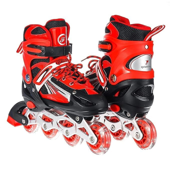 New Inline Skates, Adjustable Inline Roller Skates For Boys Kids ...