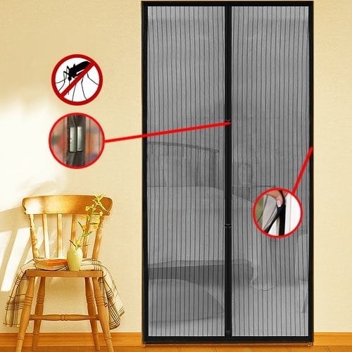 New Insect Magnetic Door Mesh Screen - Walmart.com