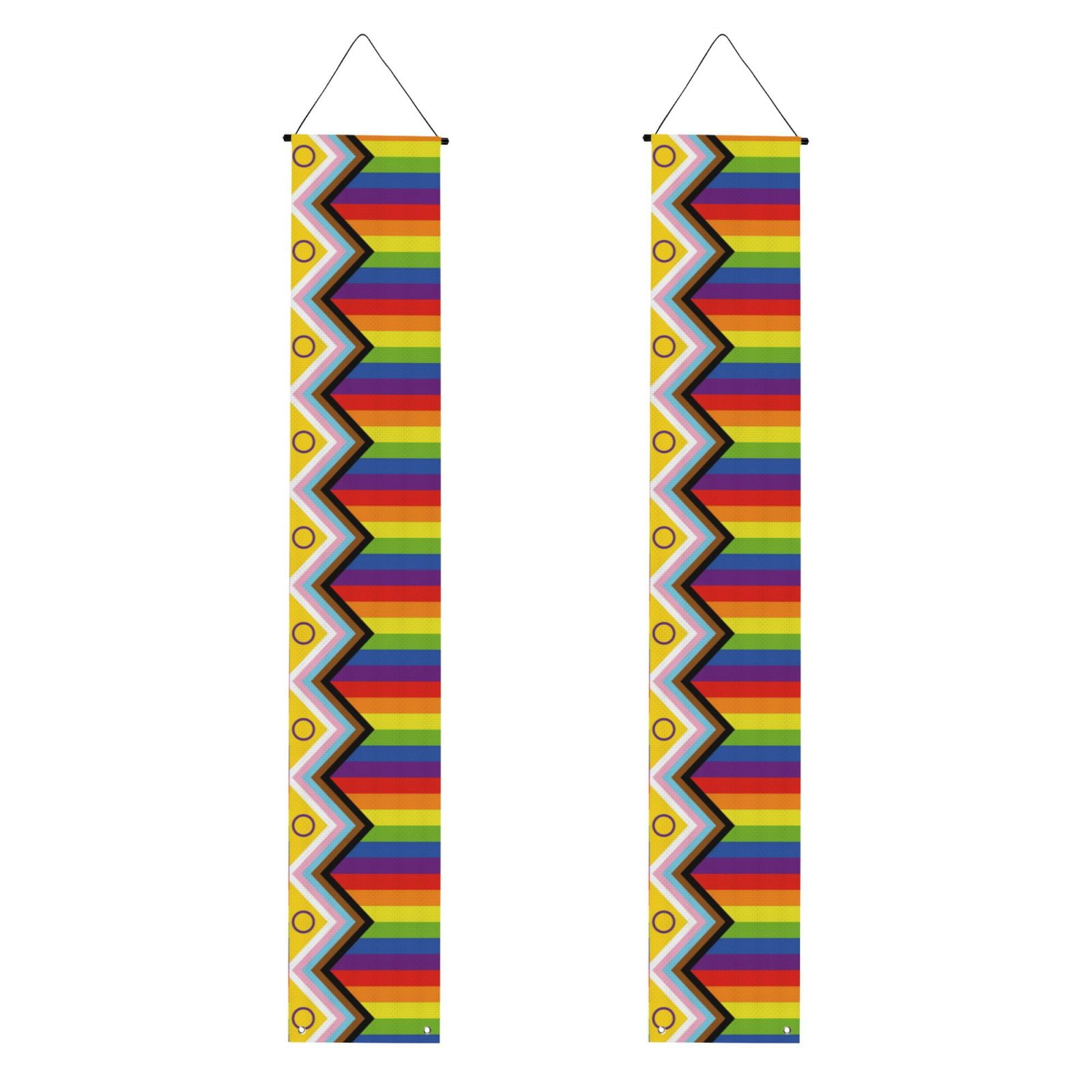 New Intersex Inclusive Progress Pride Flag Door Banner Decor Porch ...
