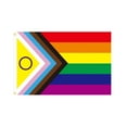 New Intersex Progress Pride Flag 35 5x19 7 Inches Double Side