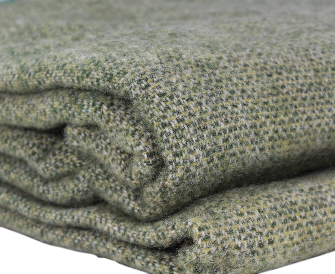 New Irish Wool Blanket Multiple Colors 90" by 108" Made in Ireland ...