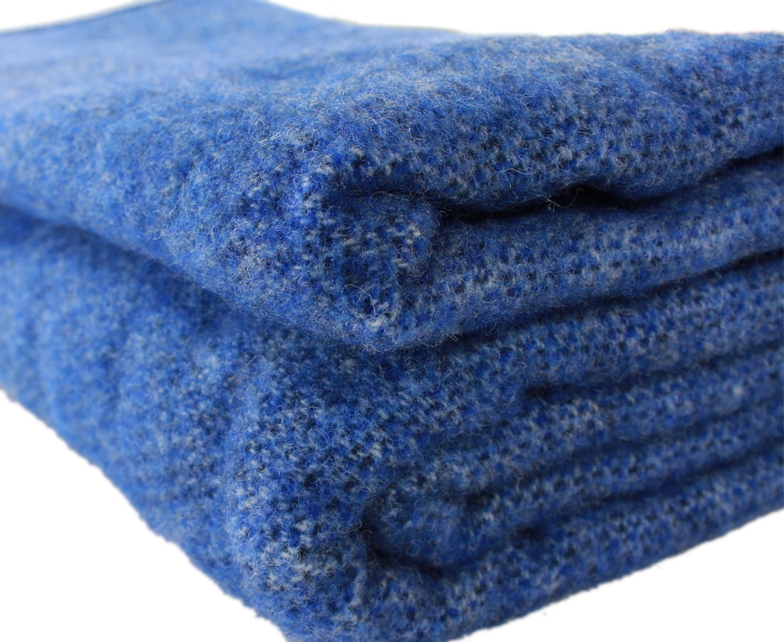 New Irish Wool Blanket Multiple Colors 90" by 108" Made in Ireland ...