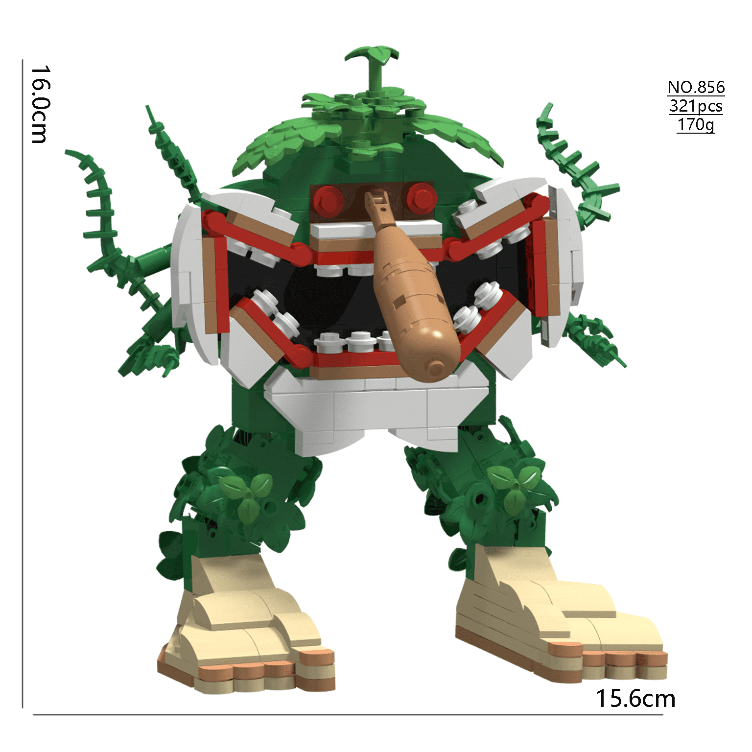 New Italian Brainrot Animal Tung Sahur Bricks Toy Tralalero Tralala ...