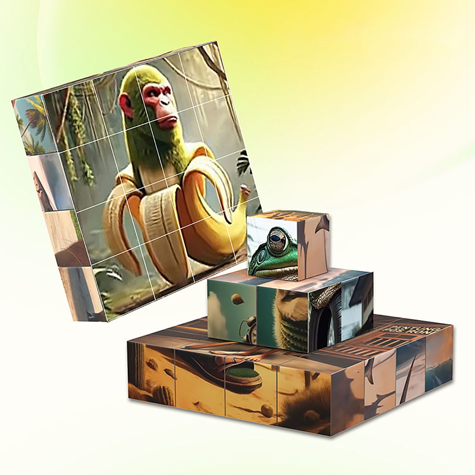 New Italian Brainrot Building Block Set - Brainrot Action Figure ...