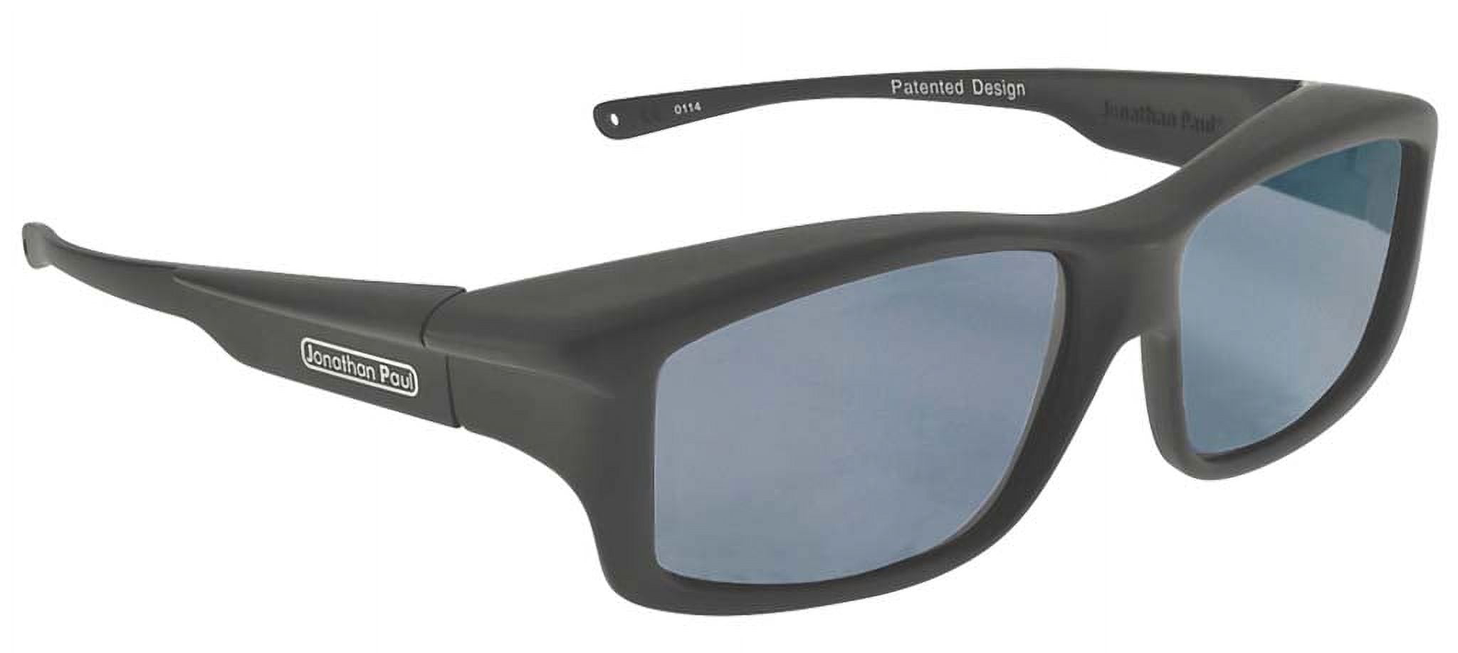 New JONATHAN PAUL Polarized Sunglasses Fitovers Yamba Satin Black Grey ...