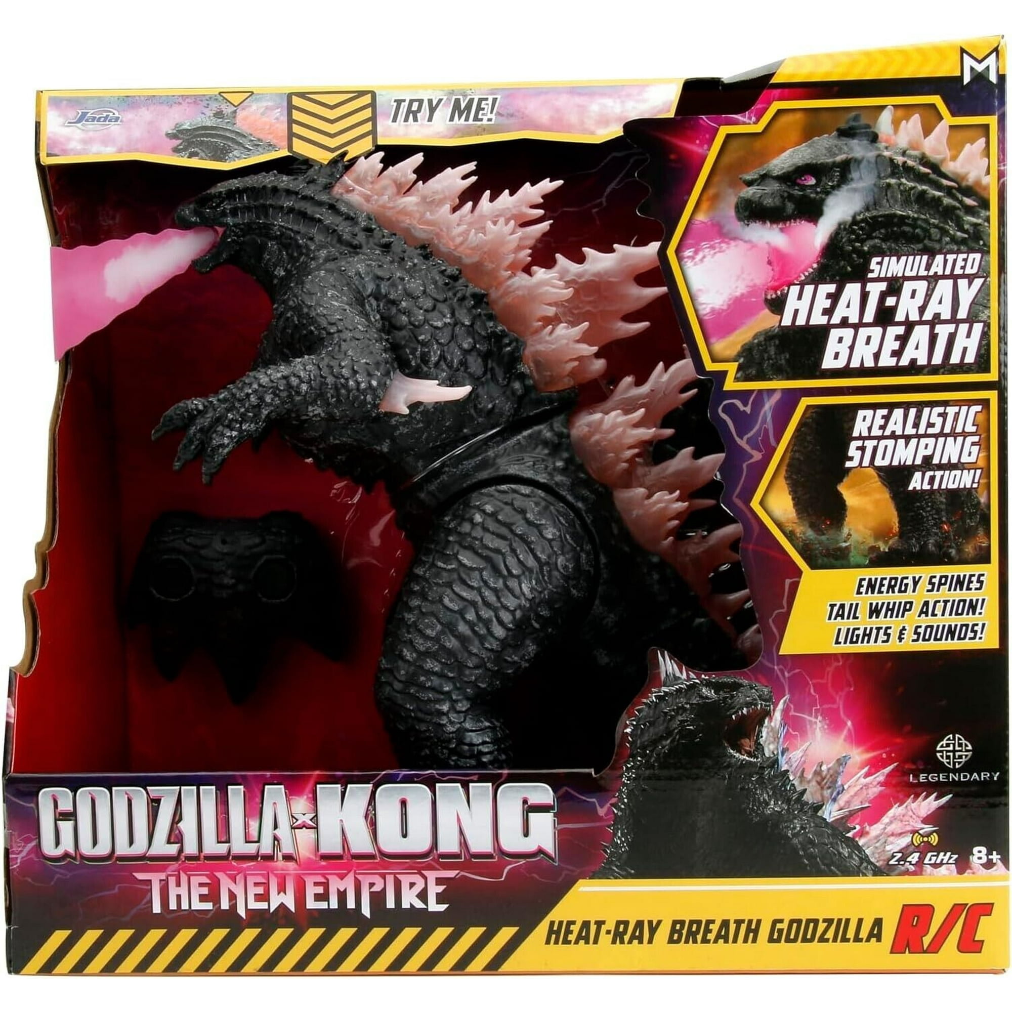 New Jada Toys Godzilla x Kong The New Empire Remote Control Heat Ray ...
