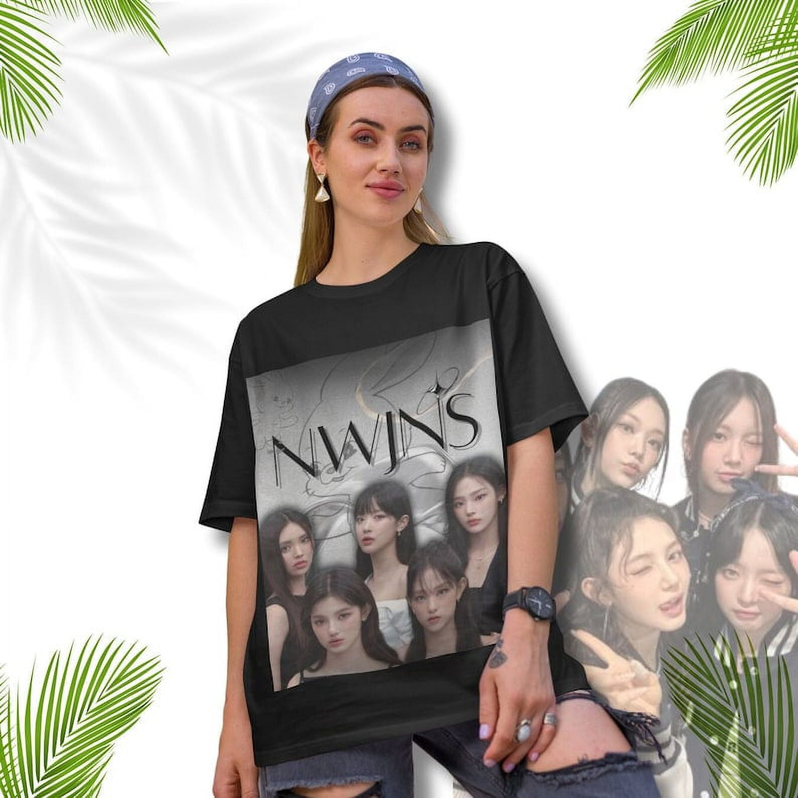 New Jeans Classic Style T-shirt Kpop Tee Korean Style Gift For her or ...