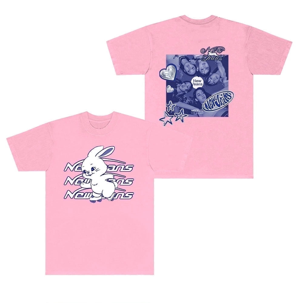 New Jeans NJWMX OMG T-shirts New Logo Tee Women Men Fashion Casual KPOP ...