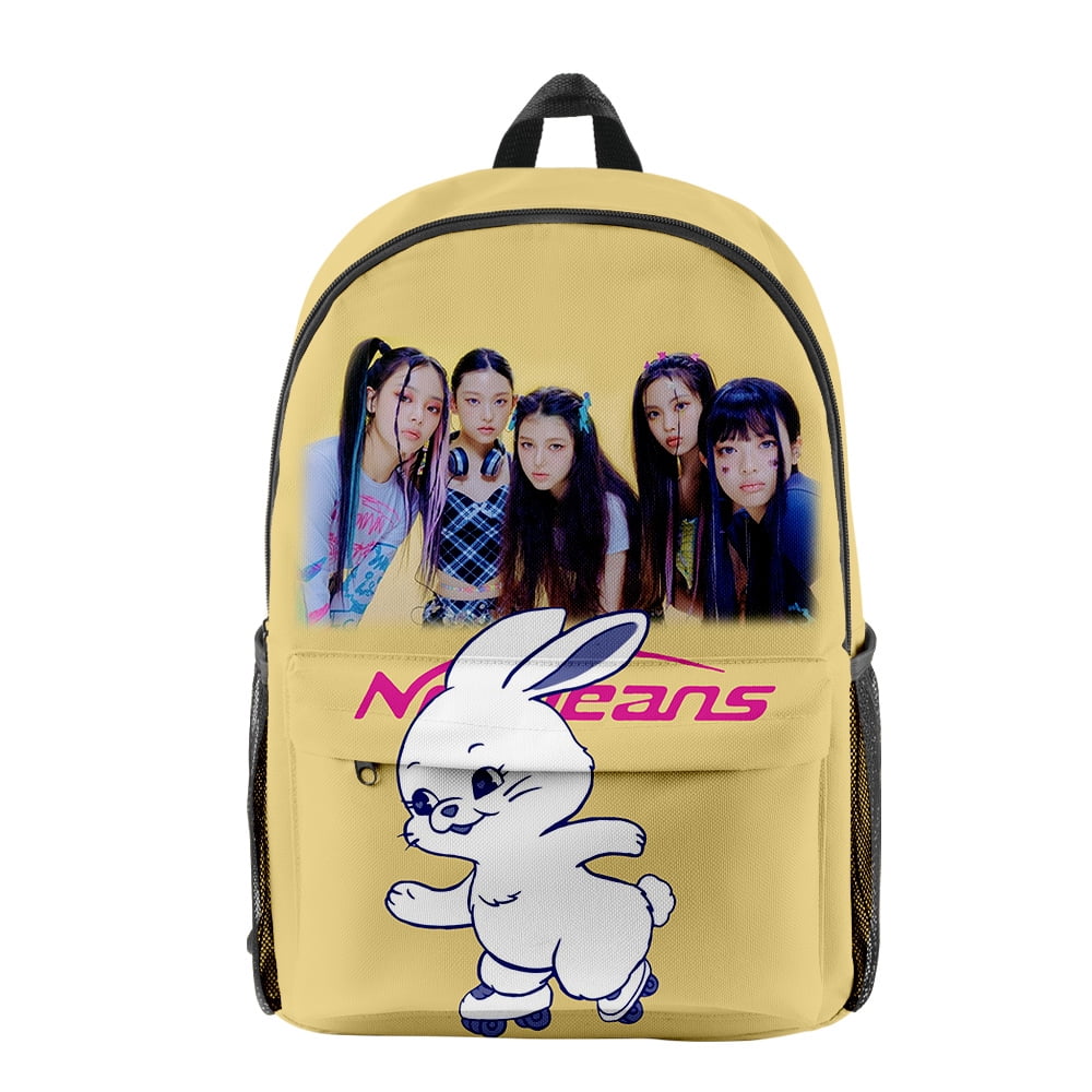 New Jeans Zip Pack Students Backpack Man/Woman Zipper Bag Zip Backpack ...