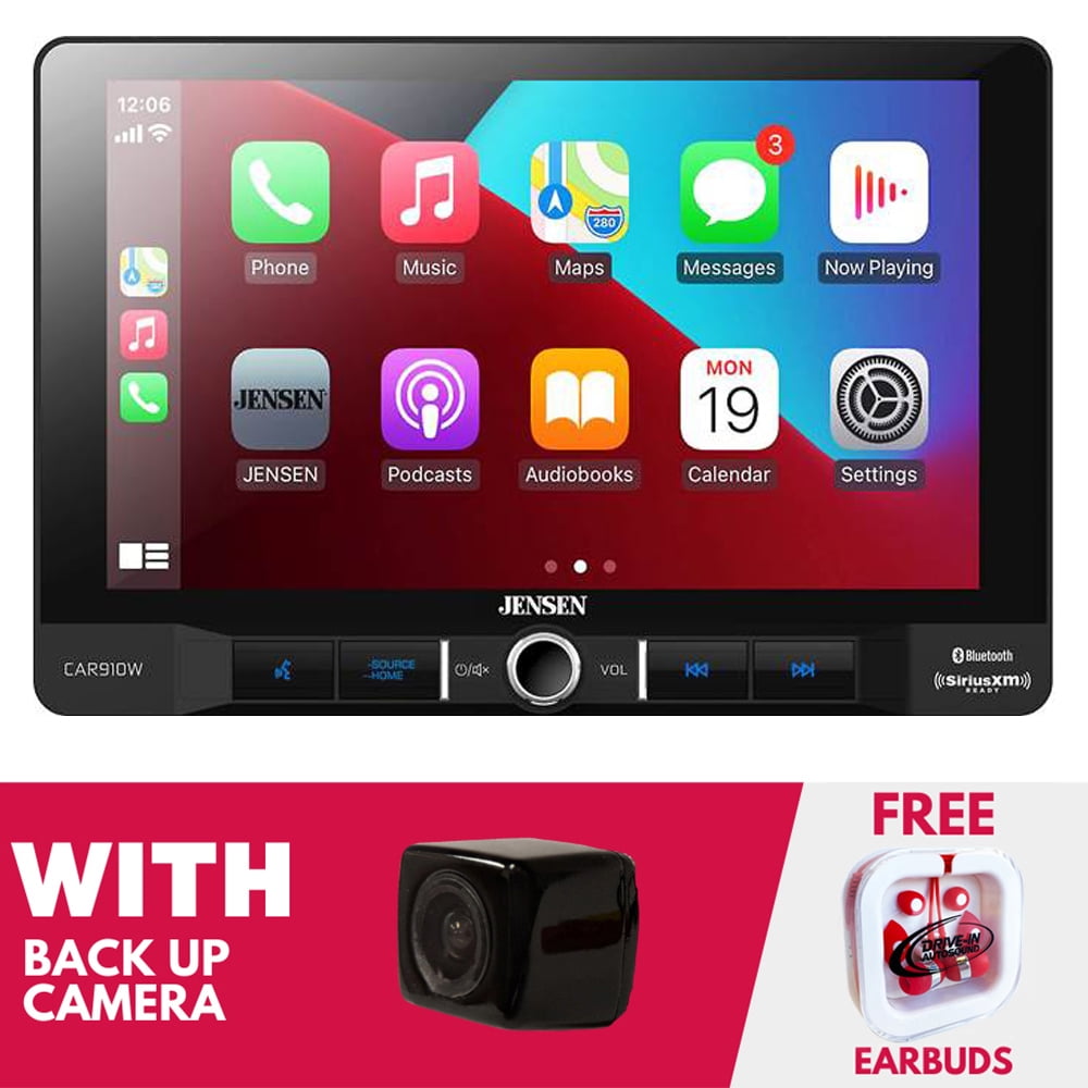 New Jensen CAR910W 9" Multimedia Receiver (Does Not Play Discs) with ...