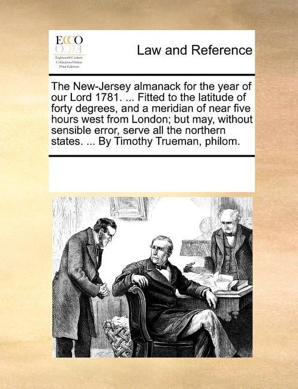 The New-Jersey Almanack for the Year of Our Lord 1781. ... Fitted to ...