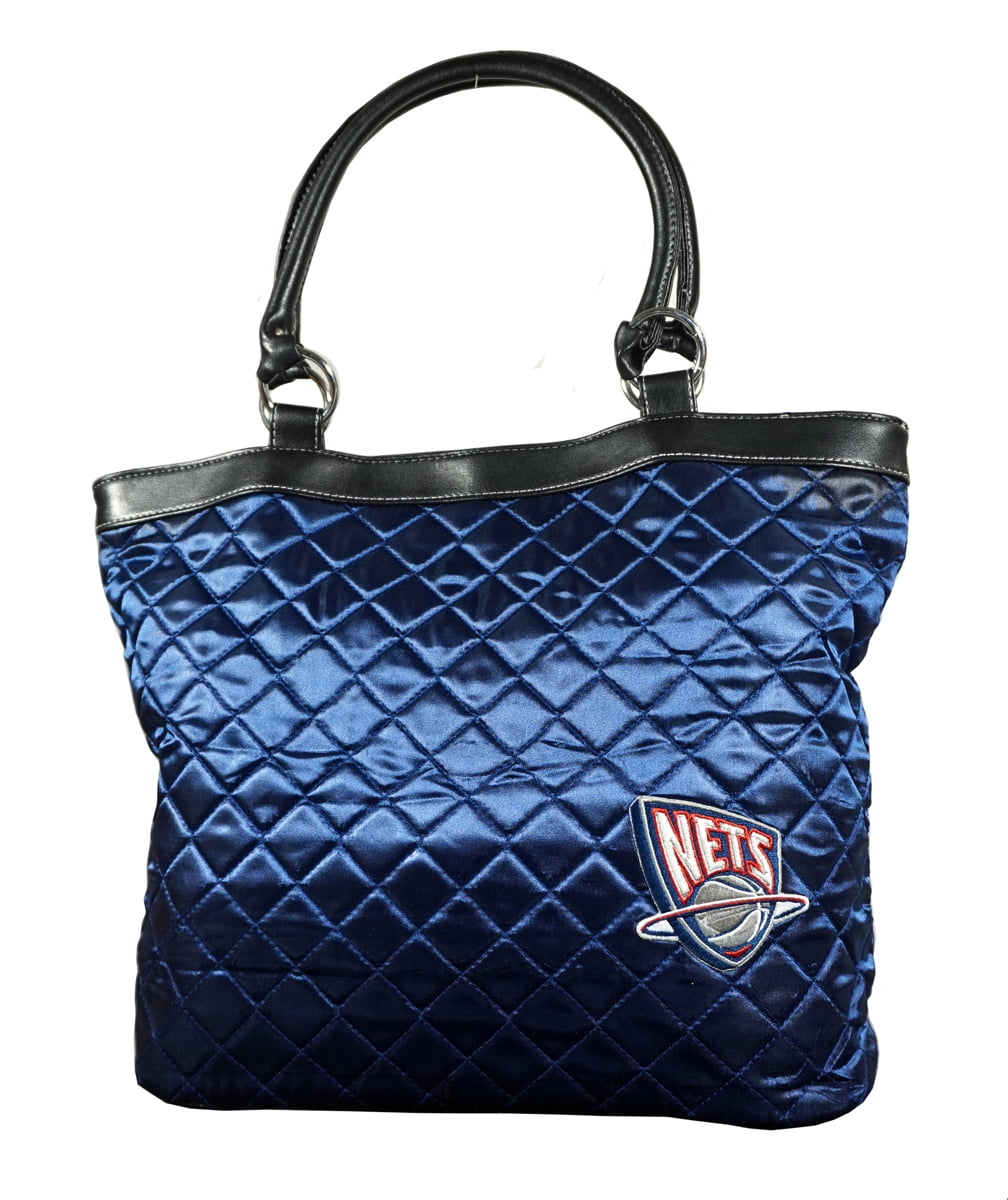 New Jersey Basketball Nets - Classic Throwback Logo - Navy Quilted Tote ...