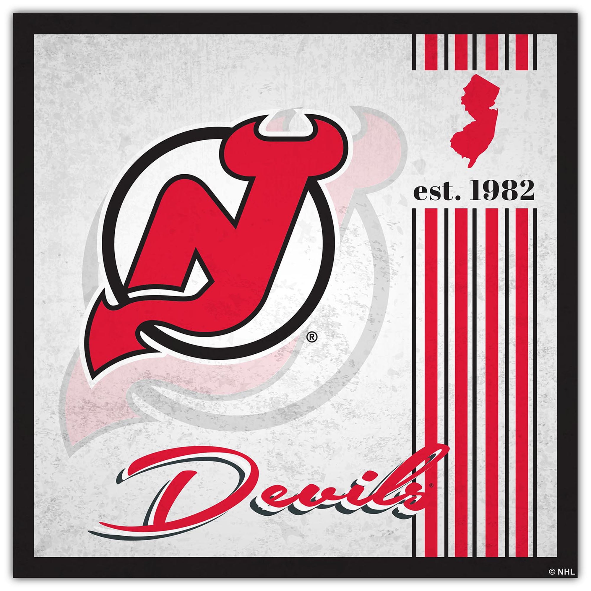 New Jersey Devils 10" x 10" Greatest Hits Team Sign - Walmart.com