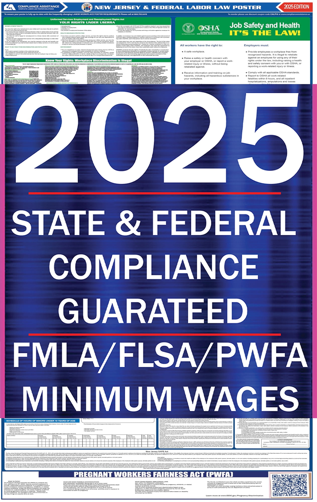 Labor Law Posters Pennsylvania Labor Law Poster 2025 - State And ...