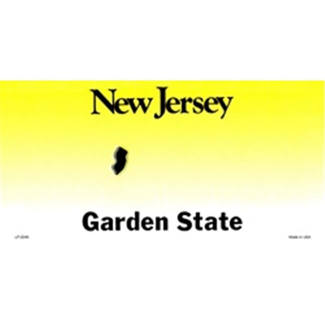 New Jersey State Background Blanks Flat- Automotive License Plates ...