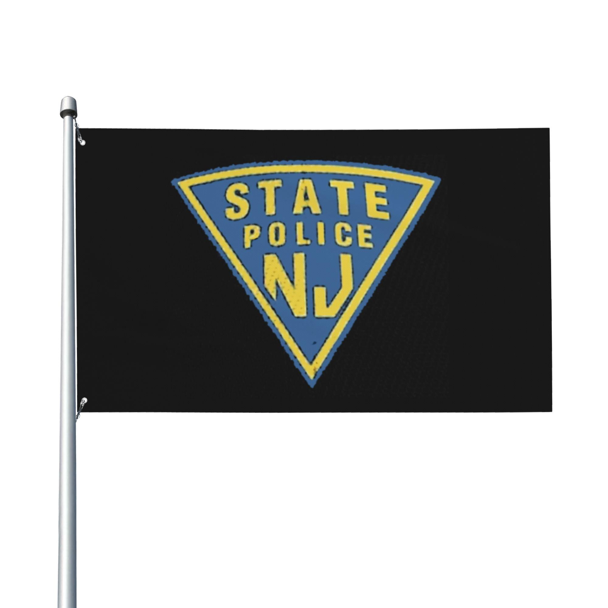 New Jersey State Police Flag Built For Outdoor Use America Banner Flags ...