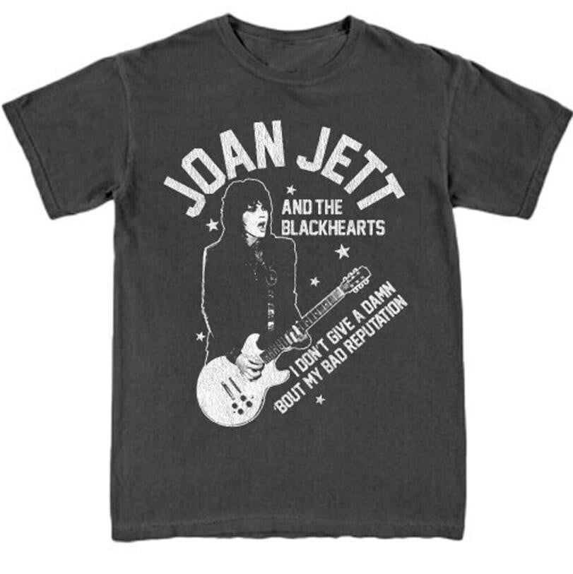 New Joan Jett Shirt Joan Jett Black Cotton Unisex Short Sleeve T-Shirt ...