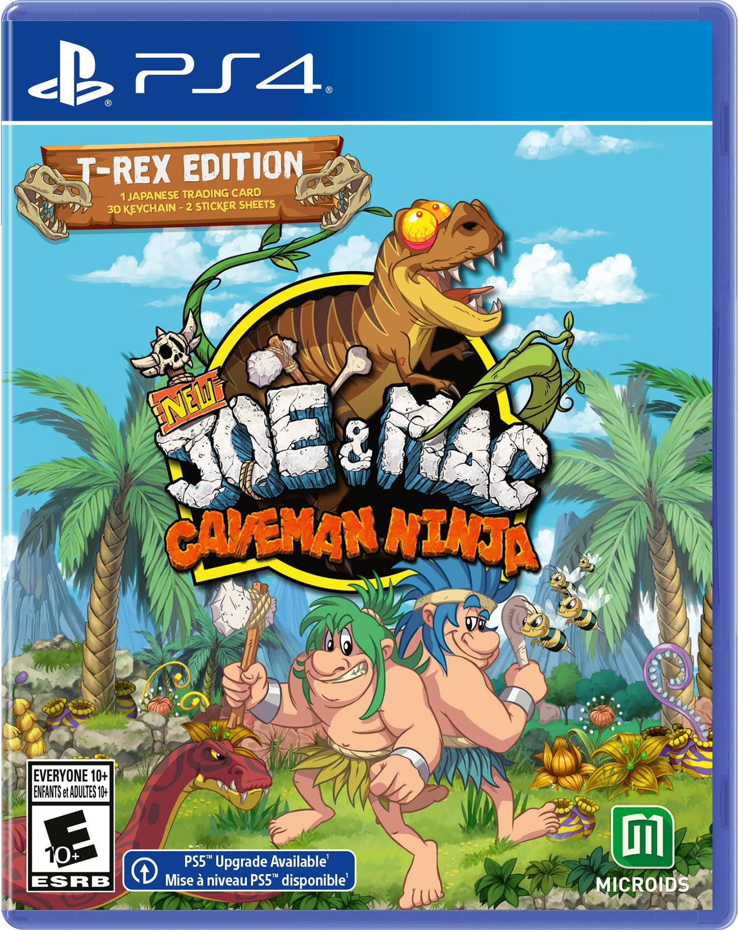 New Joe and Mac: Caveman Ninja - T-Rex Edition (PS4) - Walmart.com