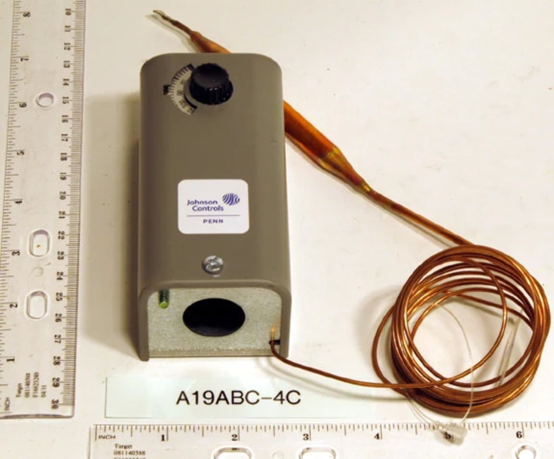 New Johnson Controls A19ABC-4C - Spdt Remote Bulb Temperature Control ...