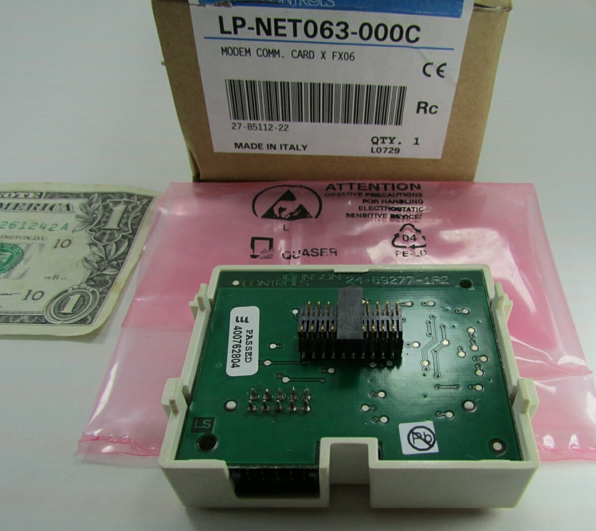 New Johnson Controls LP-NET063-000C RS-232 Card / Module For FX06, 24 ...