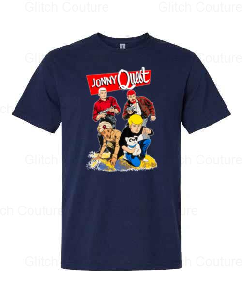 New Jonny Quest Retro Hanna Barbera Classic Cartoon Adventure Fan Tee ...
