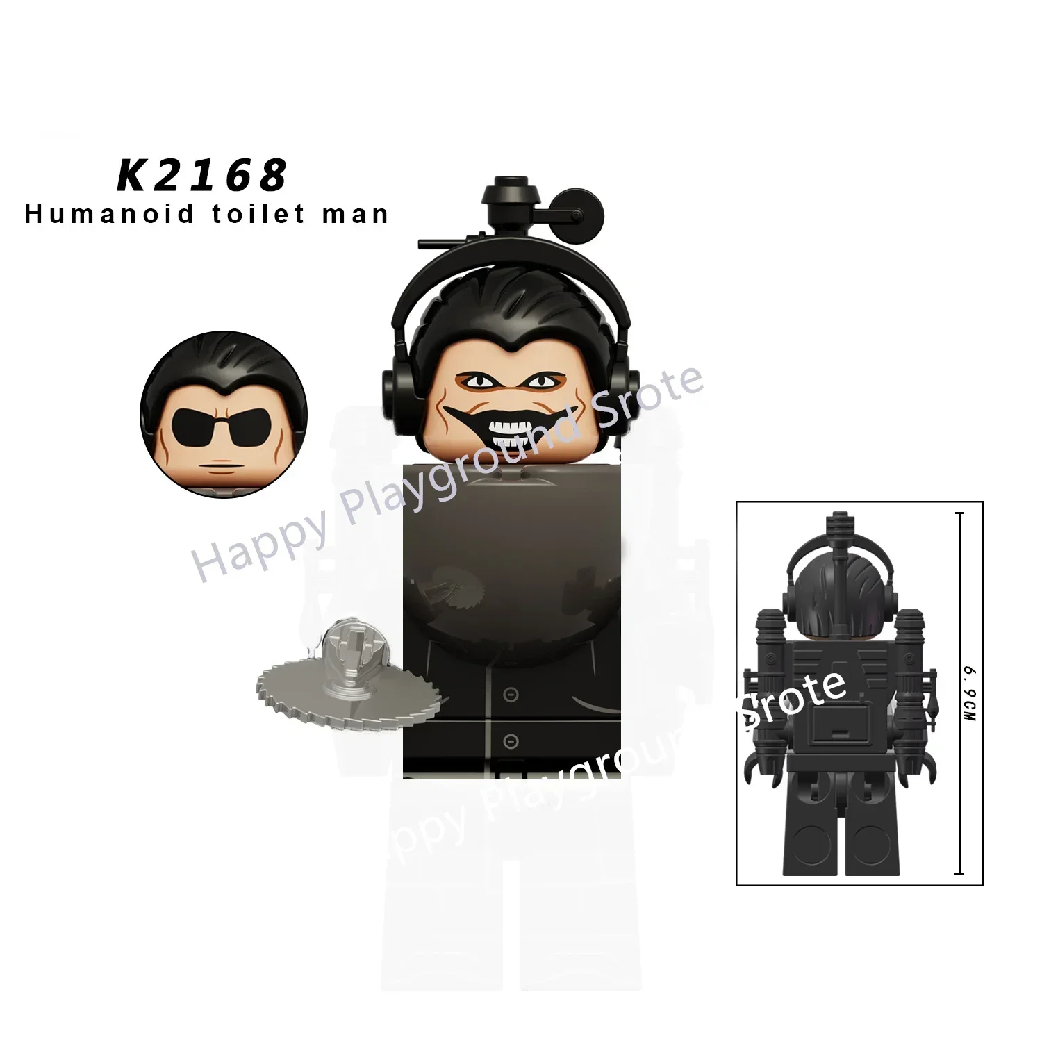 New KDL SWAT Skibidi Toilet Man Figures Anime Block Toys TvMan Titan ...