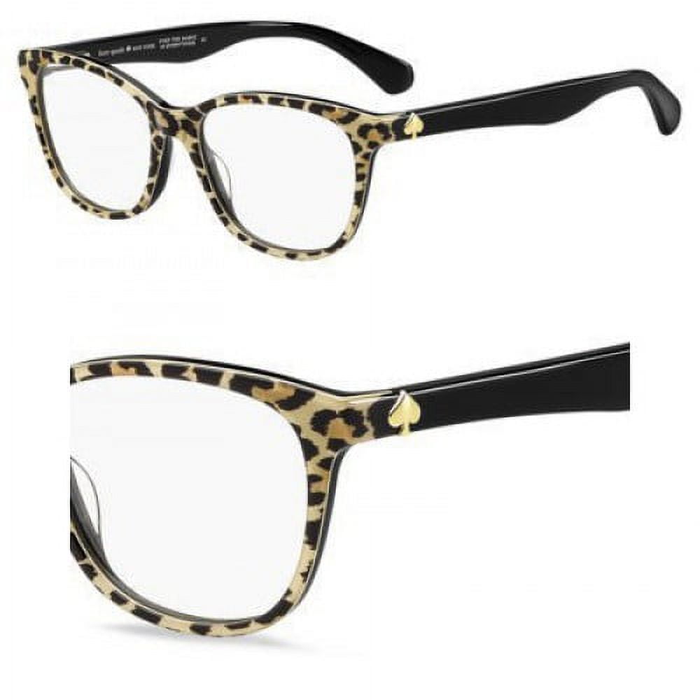 New Kate Spade Atalina Eyeglasses 0INA Black Leopard Pattern Frame 51 ...