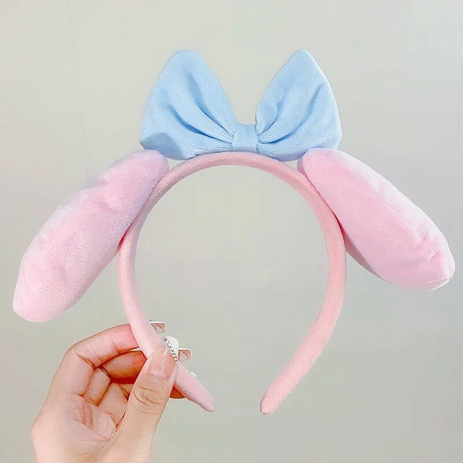 New Kawaii Miniso Cinnamoroll My Melody Kuromi Hairband Girl Makeup ...
