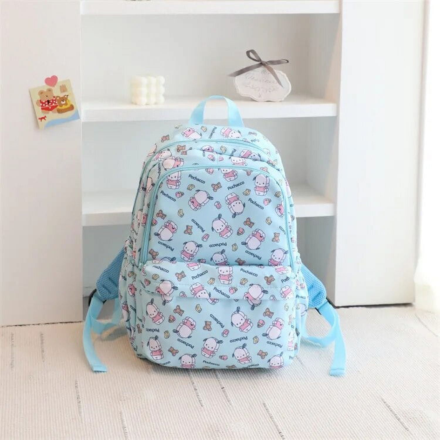 New Kawaii Sanrio Hello Kitty Cinnamoroll Kuromi School Bag Cute ...