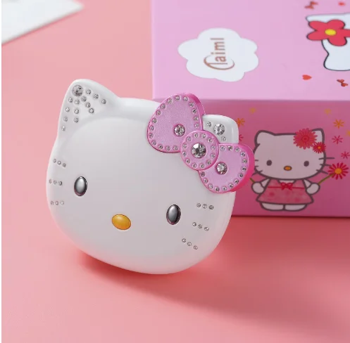 New Kawaii Sanrio Hello Kitty Flip Phone Cartoon Cute Children White ...