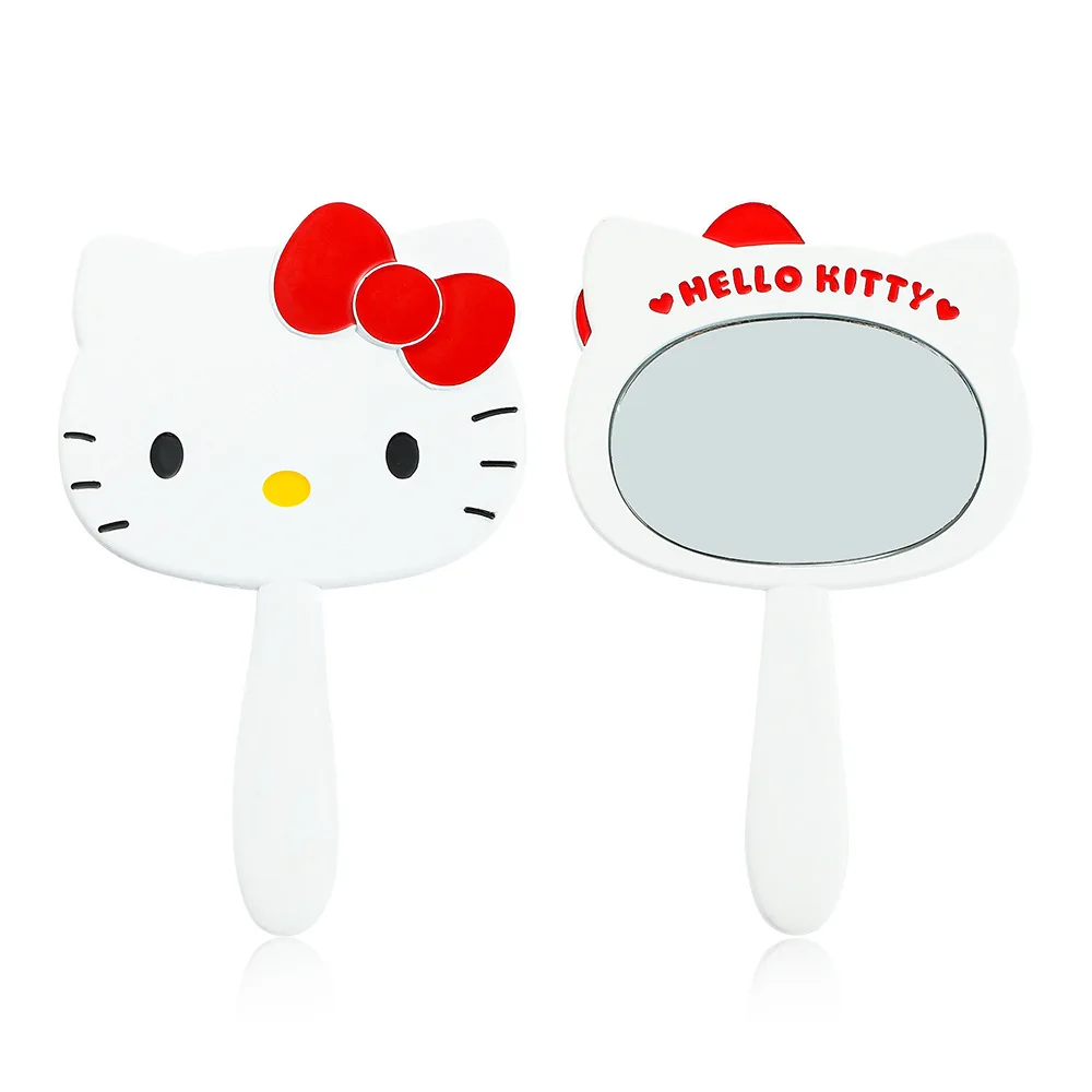 New Kawaii Sanrio Hello Kitty Handheld Makeup Mirror Cute Kuromi ...