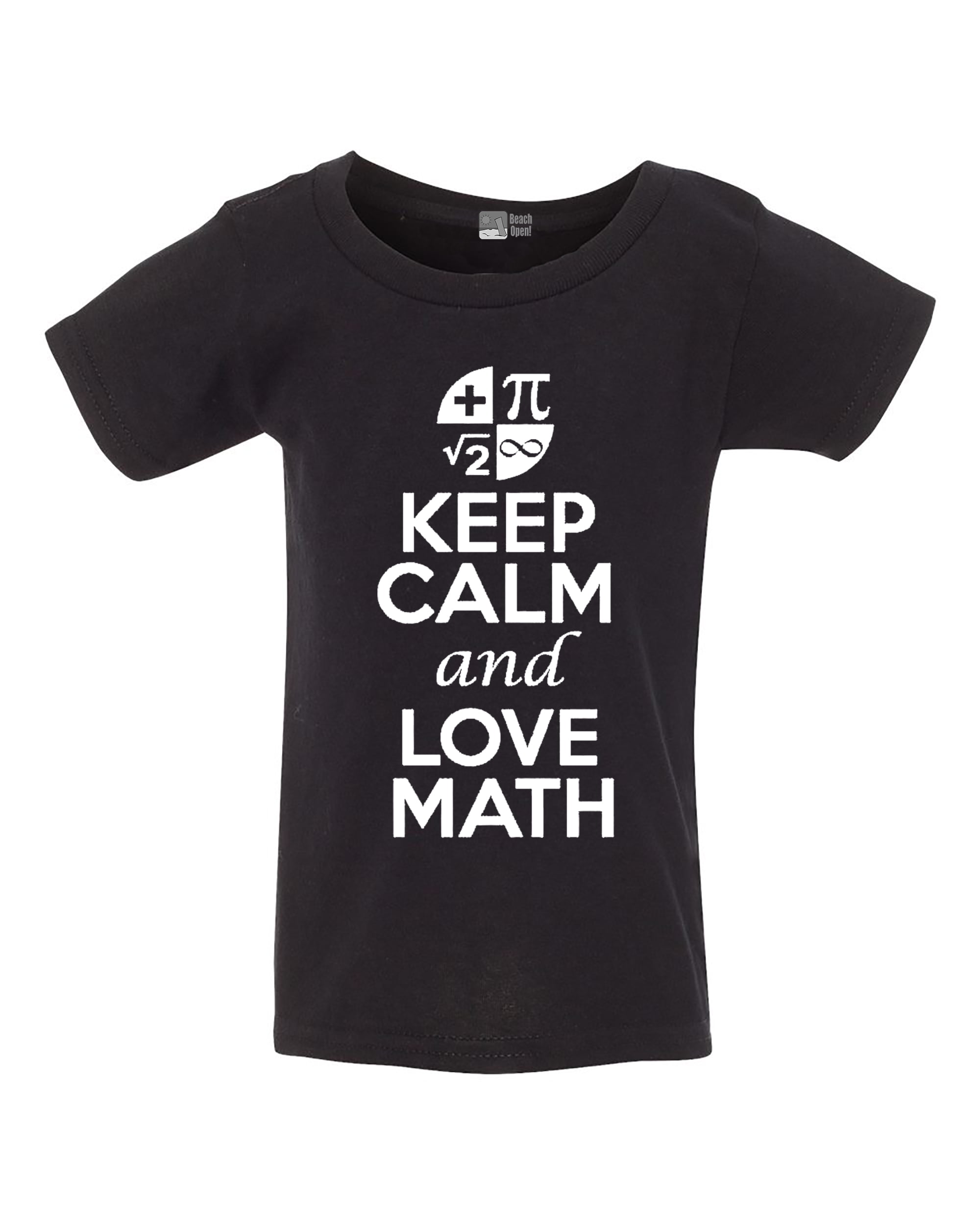 New Keep Calm and Love Math Mathematics Lover Funny Toddler Kids T ...